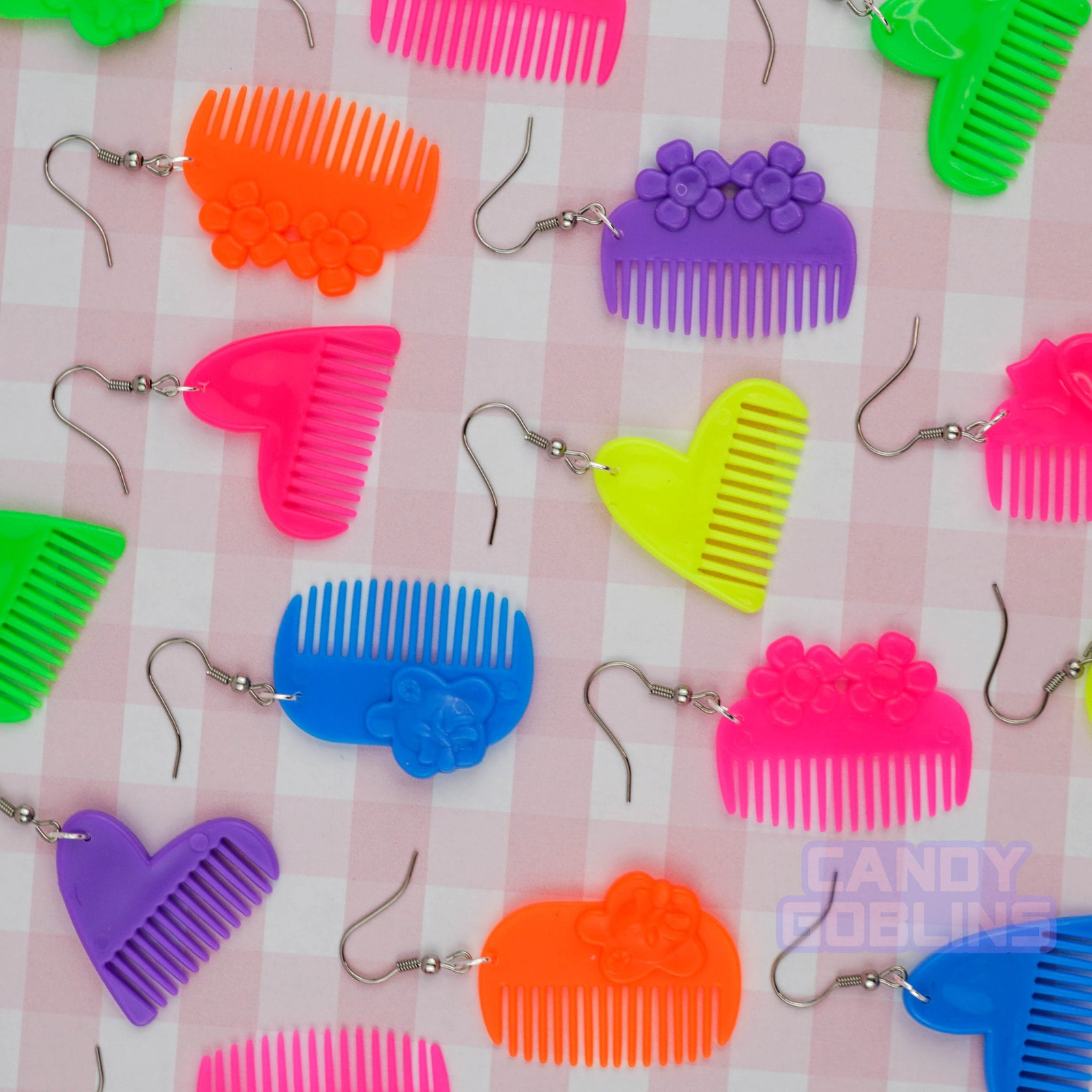 Barbie Comb Earrings - Candy Goblins