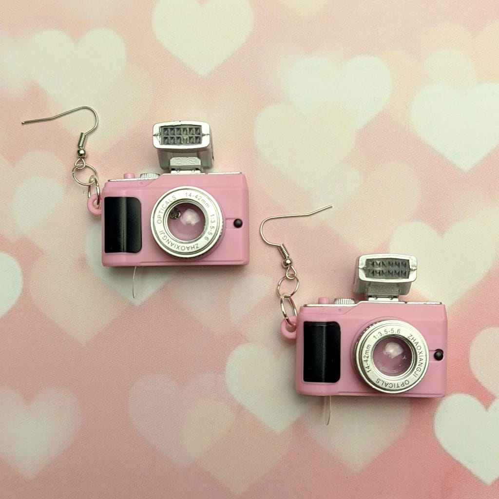 Camera Earrings - Candy Goblins