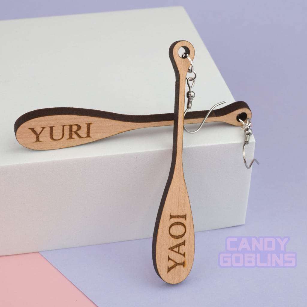 Yaoi Paddle Earrings - Candy Goblins